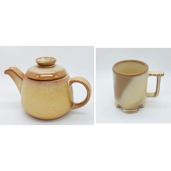 Frankoma | Kitchen | Vintage Set Of Frankoma 6j Plainsman Desert Gold ...